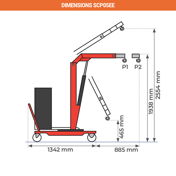 Chèvre de levage rotative électrique pour une manutention facile