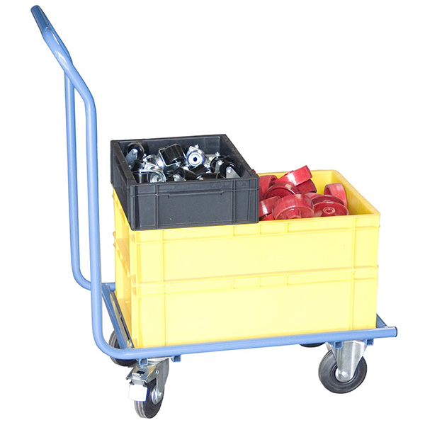 Chariot porte-bacs - Bac plastique 600 x 400 mm