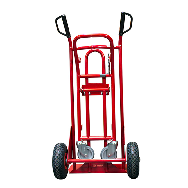 Diable chariot acier 3 positions : verticale, horizontale, inclinée