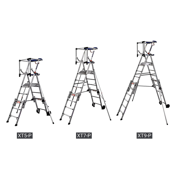 Echelle roulante télescopique PIRL pour chantier