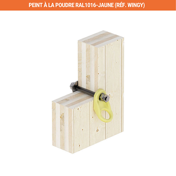 Point d'ancrage pour travaux en hauteur et suspension