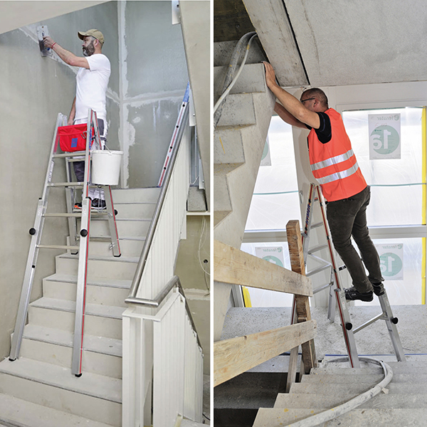 Escabeau pour escalier permettant une multitude de possibilité d ...