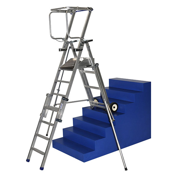 Escabeau pour escalier conforme à la norme PIRL