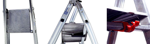 Escabeau grande hauteur jusqu' 5m de hauteur travail maximale