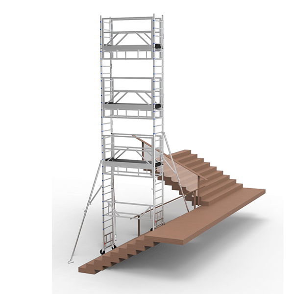Alu-Rollgerüst mit sicherer Montage