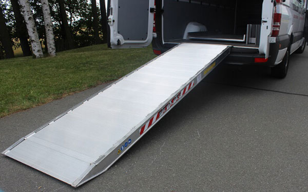 Laderampe extra-breit 100mm - Traglast bis 2000kg
