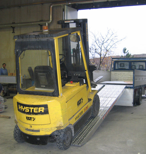 Laderampe ohne Rand mit Traglast bis 13200kg - Breite 360mm