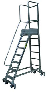 Spezielle Plattformleiter fahrbar: Für Regalarbeiten und sehr enge Räume