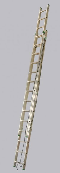 Aluminium Seilzugleiter 2-teilig auf leiter-experten.de