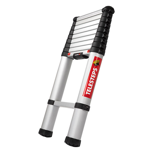 Aluminium Teleskopleiter der Marke TELESTEPS.