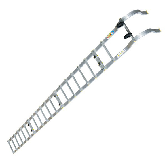 Dachleiter mit integriertem Firstbügel, verlängerbar.