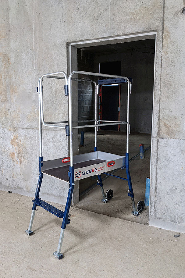 Klappbare Arbeitsplattform aus Aluminium