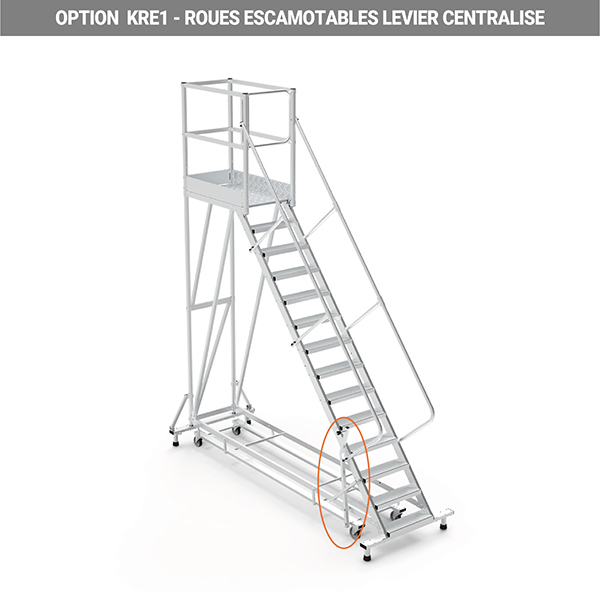 Vente de plateforme roulante avec un plateau de 1m, 2m pu 2m50 de long