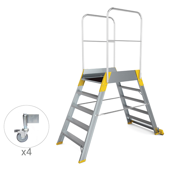 Plateforme mobile en aluminium d'une longeur de 0.81m