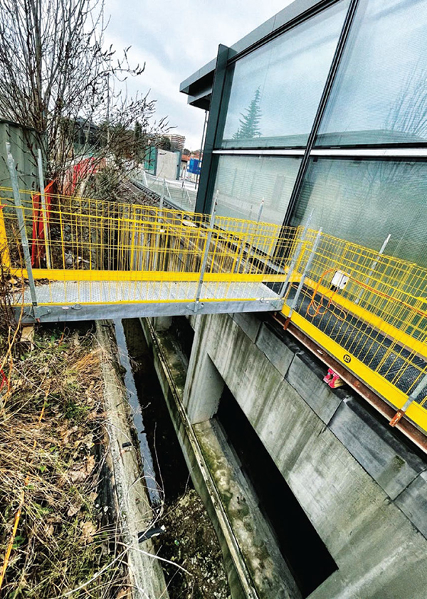 Laufbrücke für Baustelle - Fussgängerbrücke