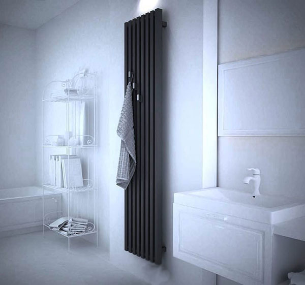 Radiatore design verticale - Nero -Triga/G