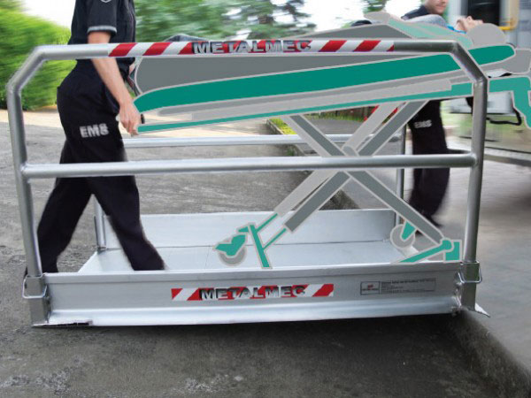 Rampa per accesso pedonale