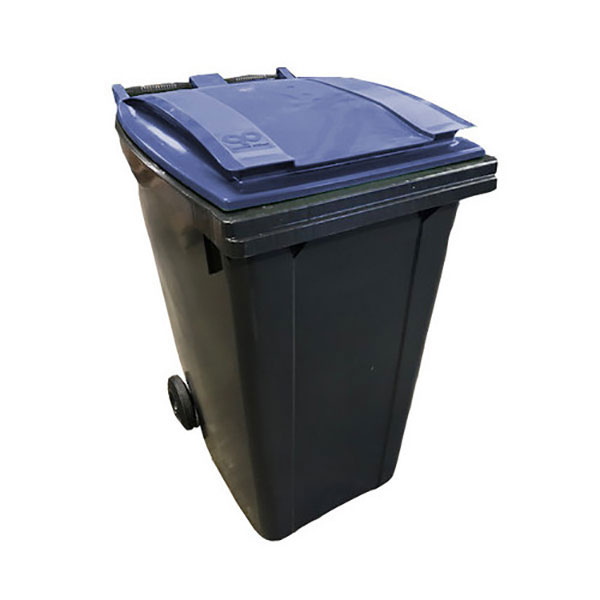 Conteneur Poubelle 360 litres : bac roulant pour collecte des déchets