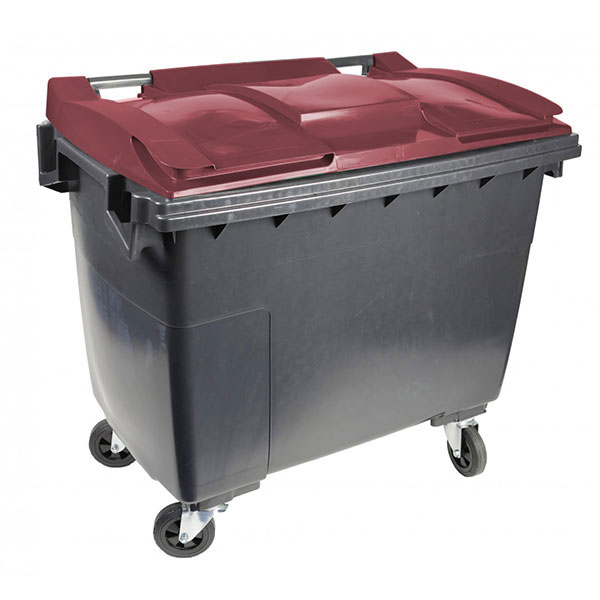 Conteneur poubelle 660 litres pour la collecte des déchets
