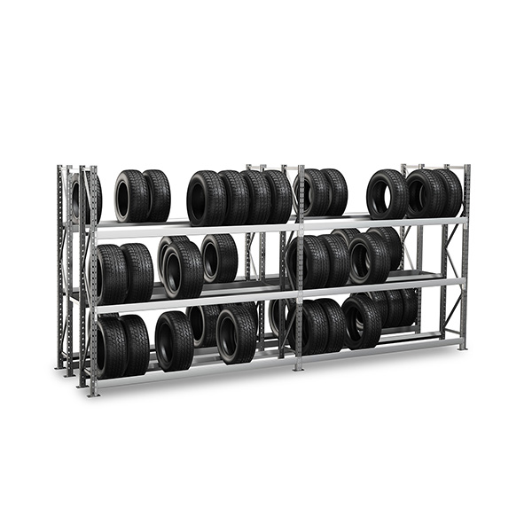 Rack à pneu double profondeur - Longueur 2000mm
