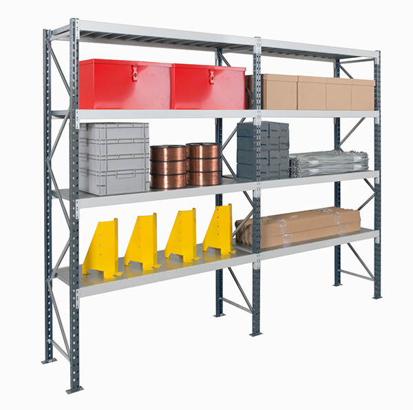 Solution de rayonnage à 4 niveaux - Rack de stockage mi lourd