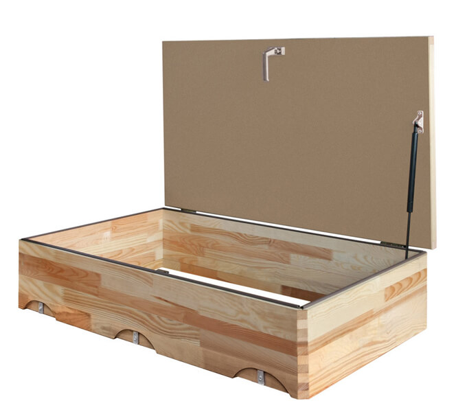 Botola a parete per un accesso facile ai soffitti o soppalchi