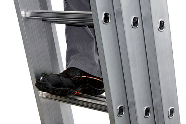 Scala a sfilo 3 elementi alluminio fino a 17,55