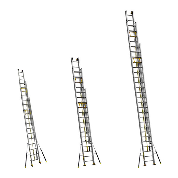 Scala a sfilo in alluminio 3 elementi alluminio fino a 18.25 m