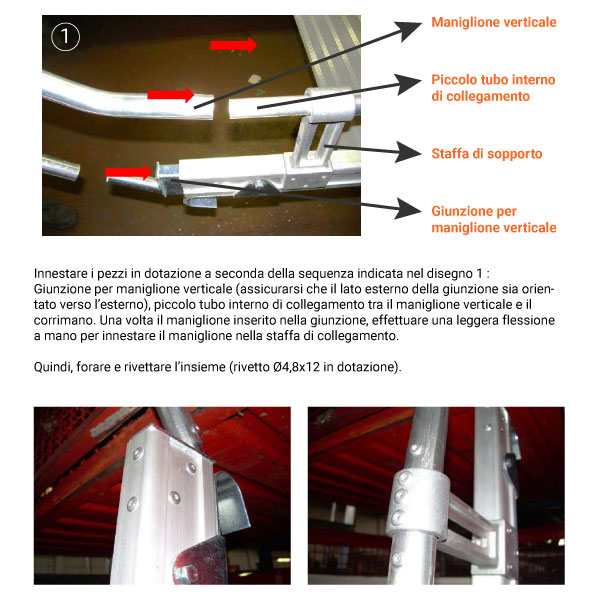 Scala semplice a gradini : Altezza massima raggiungibile 5.25m - Scala ...