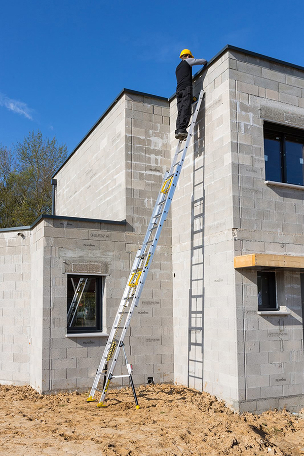 Scala a sfilo in alluminio 3 elementi alluminio fino a 18.25 m
