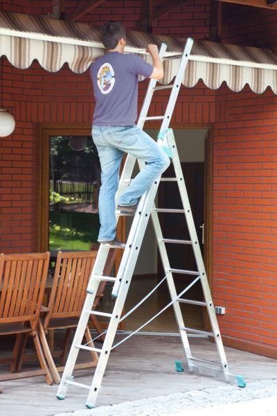 Scala zoppa multiuso, si adatta a tutti gli ambienti di lavoro, anche ...