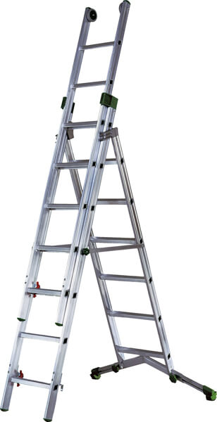 Scala componibile in alluminio, 3 elementi