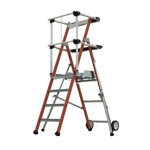 Scala a Castello isolante con piattaforma leggera