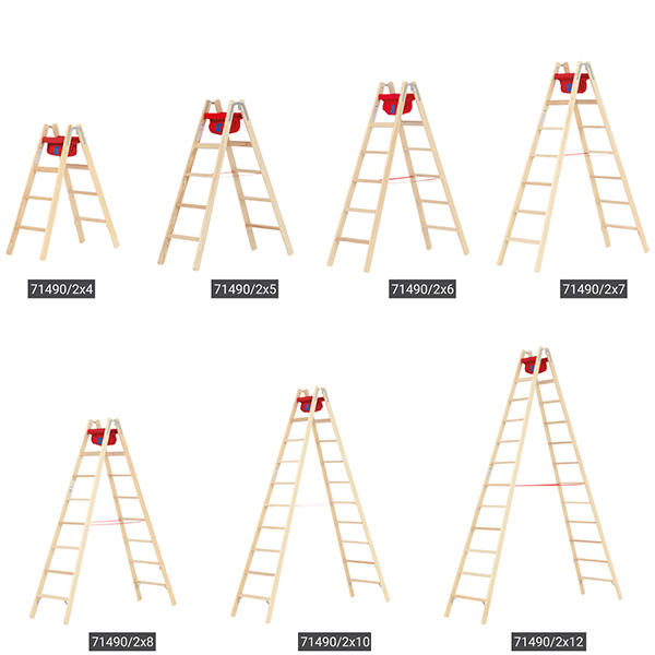 Scaletta in legno ideale per gli imbianchini o artigiani