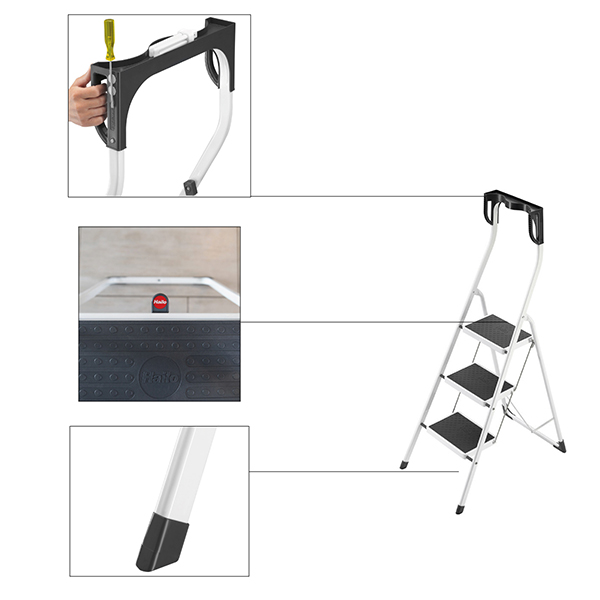 Alu Klapptritt 3 Stufen