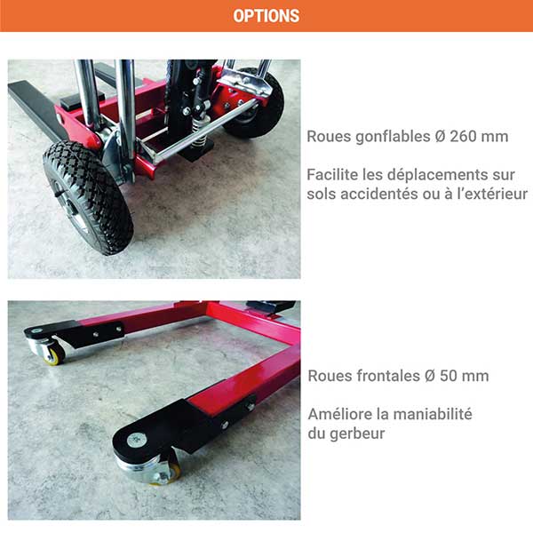 Mini gerbeur hydraulique haute levée - Gerbeur Direct